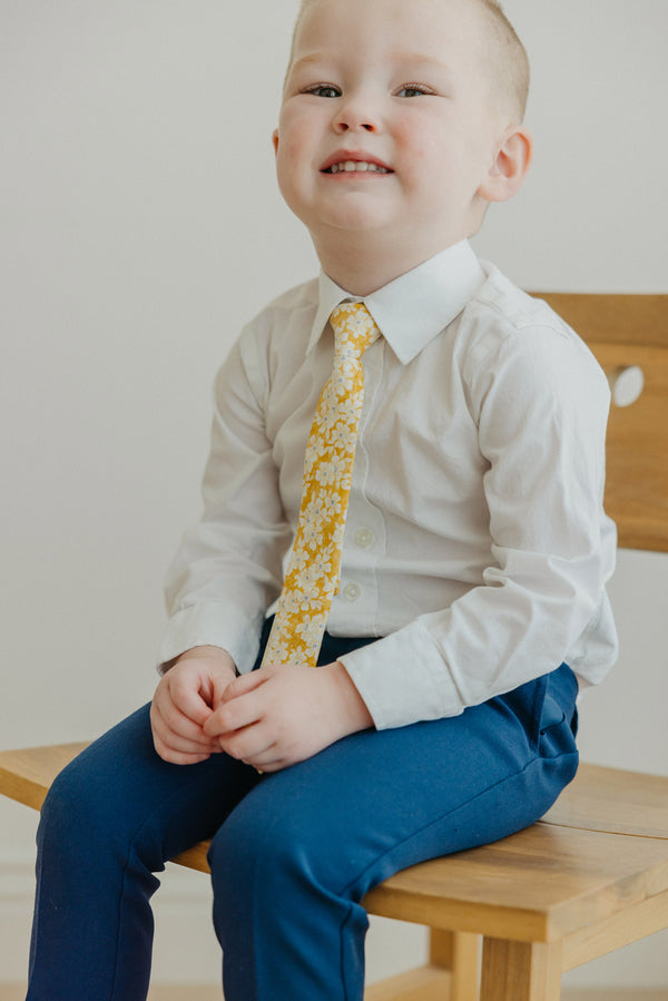 DAZI - Daisy Boys Tie - Baby & Toddler Pre-Tied Necktie